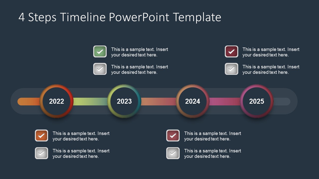 4 Steps Timeline 01 PowerPoint Template – SlideFeast 4 Steps Timeline 01 PowerPoint Template – SlideFeast