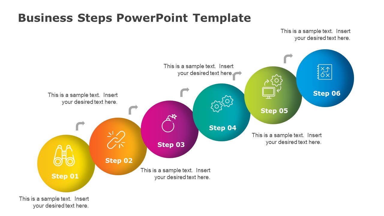 Business Steps PowerPoint Template - SlideFeast Business Steps PowerPoint Template - SlideFeast