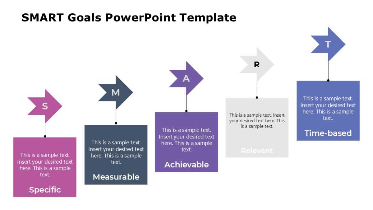 SMART Goals PowerPoint Template - SlideFeast